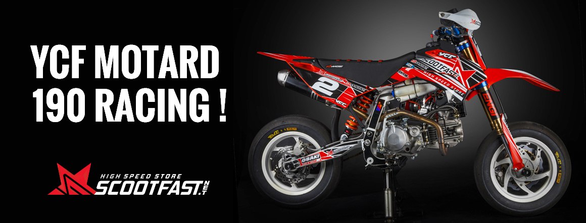 Pit Bike YCF 190 Motard Racing revisité par ScootFast