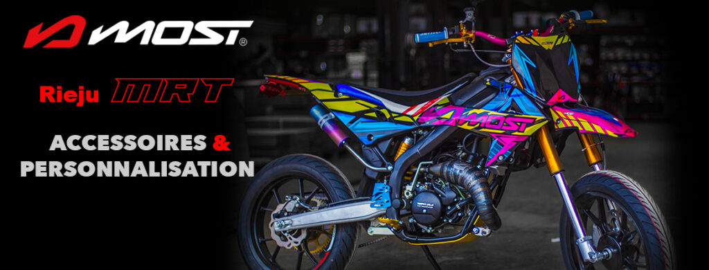 Rieju MRT 50cc personnalisation et accessoires tuning MOST