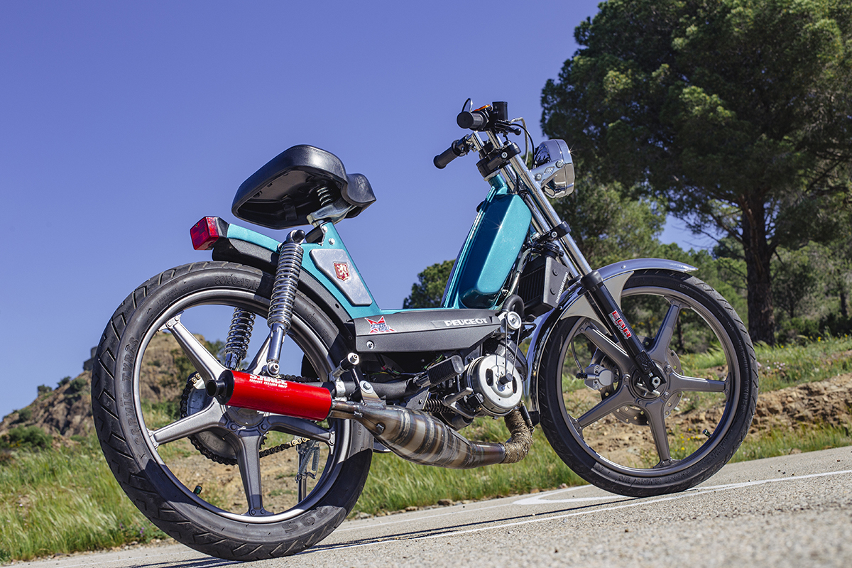 Peugeot 103 SP LC 70cc Polini de Mickael équipé en MVT S-Race