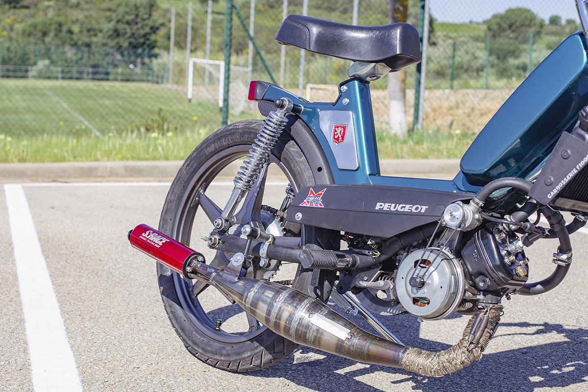 Peugeot 103 SP LC 70cc Polini de Mickael équipé en MVT S-Race